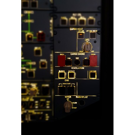 A320 WIPER COPILOT panel Plug'n'Play-Homecockpits.fr-Flight simulators ...