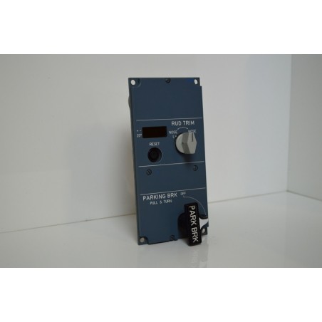 Rudder trim & Parking brake panel